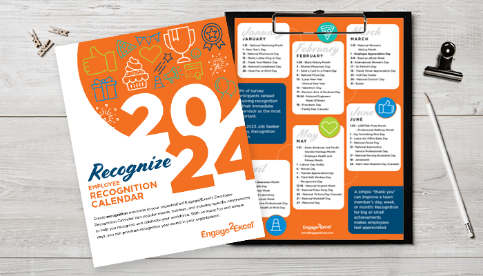 Employee Recognition Calendar - Engage2Excel